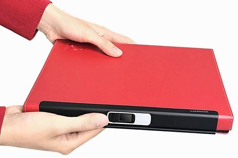 FPLife Lockbook Notebook uses fingerprint scanner to keep your writings ...