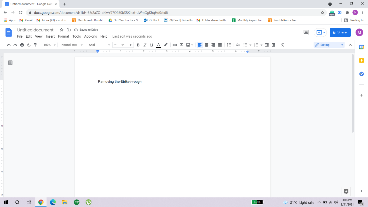 Learn to Use the Strikethrough Google Docs Tool - Full Guide
